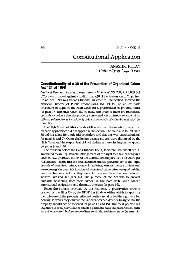 (PDF) Constitutional application