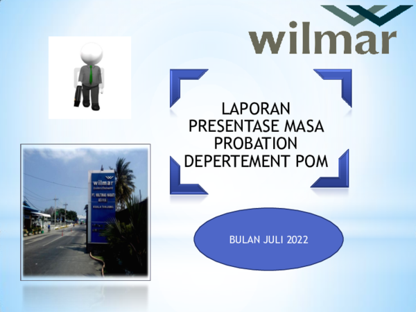 (PDF) LAPORAN PRESENTASE MASA PROBATION DEPERTEMENT POM