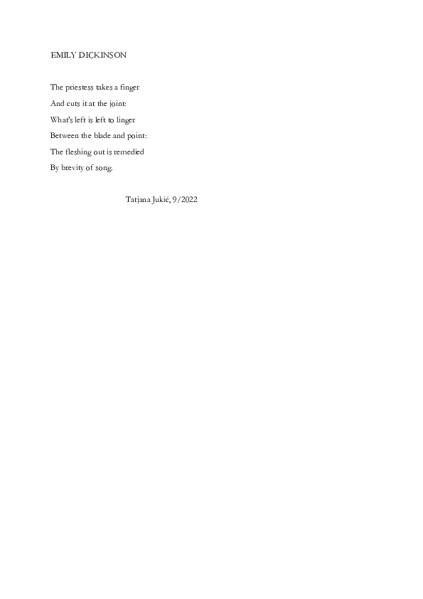 (PDF) Emily Dickinson