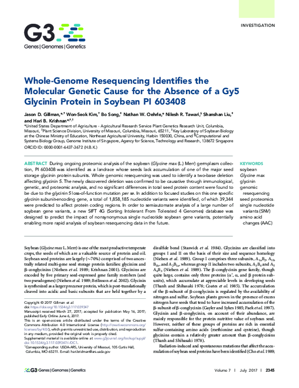 (PDF) Whole Genome Resequencing Identifies the Molecular Genetic Cause ...