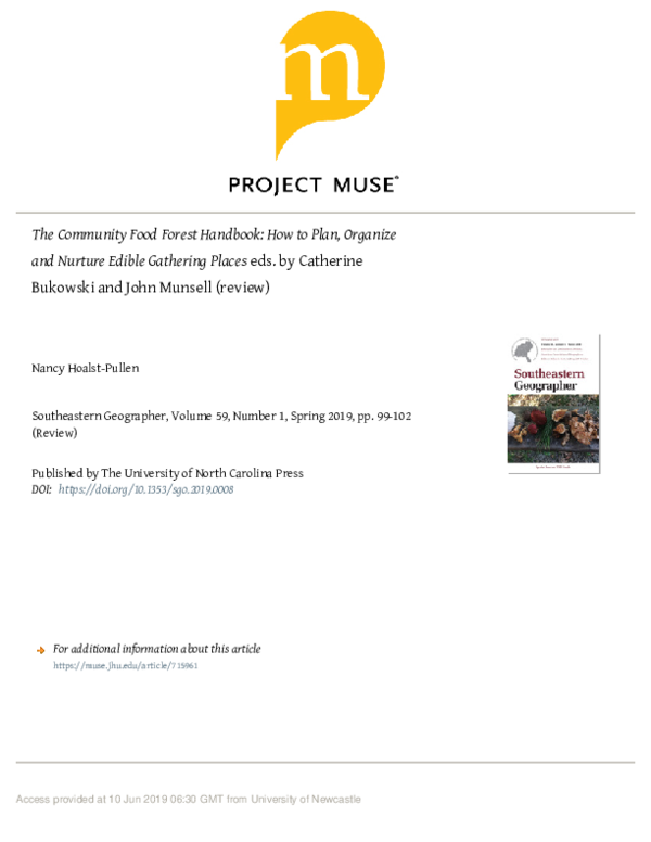 (PDF) The Community Food Forest Handbook: How to Plan, Organize and ...