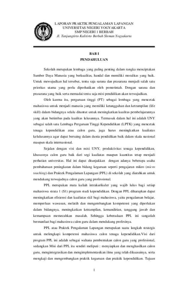 (PDF) LAPORAN INDIVIDUPRAKTIK PENGALAMAN LAPANGAN (PPL)DI SLB B WIYATA ...