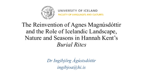 (PPT) “The Reinvention of Agnes Magnúsdóttir and the Role of Icelandic ...