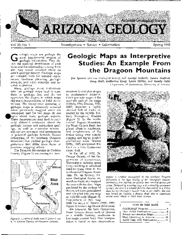 (PDF) Geologic Studies Related to the USGS tit COGEOMAP Program