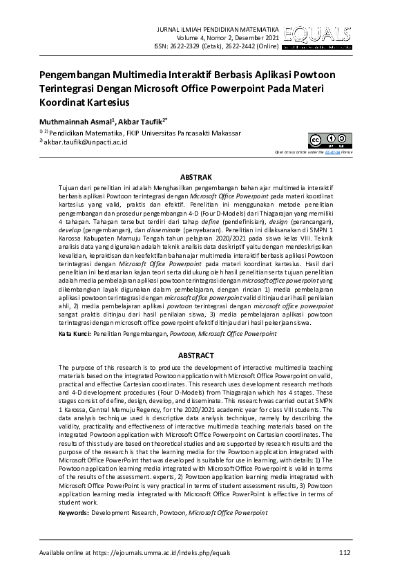 (PDF) Pengembangan Multimedia Interaktif Berbasis Aplikasi Powtoon Terintegrasi dengan Microsoft ...