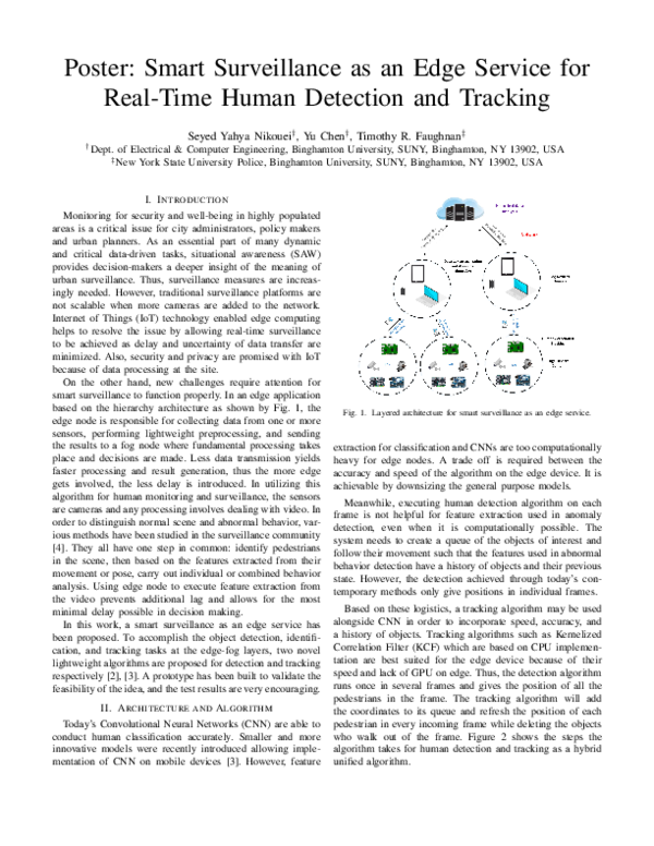 (PDF) Poster : Smart Surveillance as an Edge Service for Real-Time ...