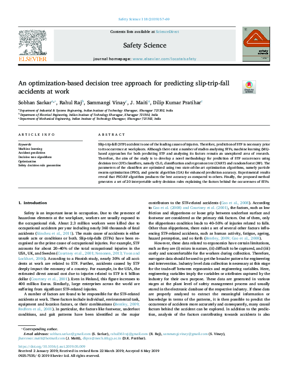 (PDF) An optimization-based decision tree approach for predicting slip ...