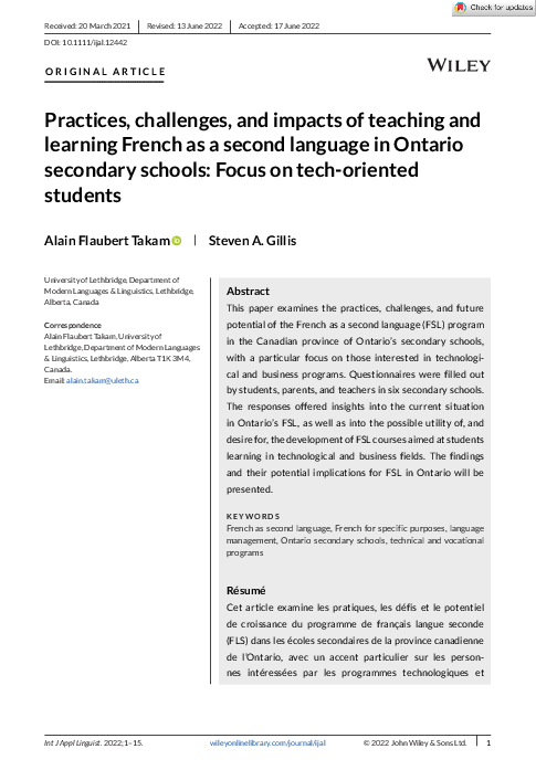 (PDF) Practices, challenges, and impacts of teaching and learning ...