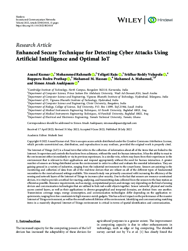 (PDF) Enhanced Secure Technique for Detecting Cyber Attacks Using ... (PDF) Enhanced Secure Technique for Detecting Cyber Attacks Using ...