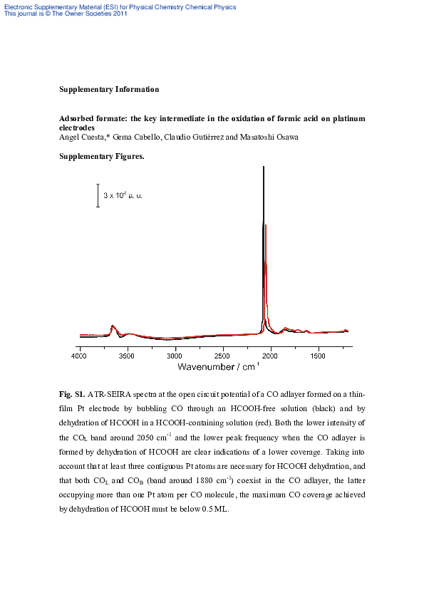 (PDF) Adsorbed formate: the key intermediate in the oxidation of formic ...