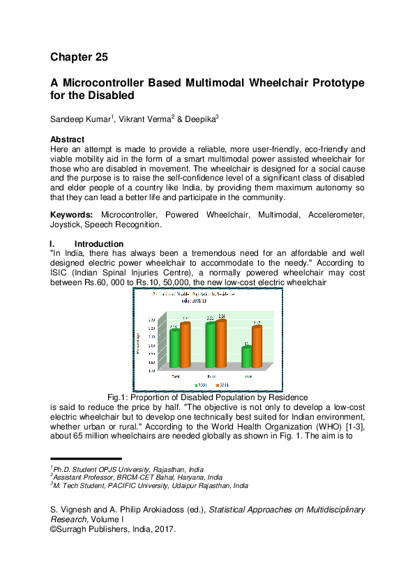 (PDF) A Microcontroller Based Multimodal Wheelchair Prototype For The ...