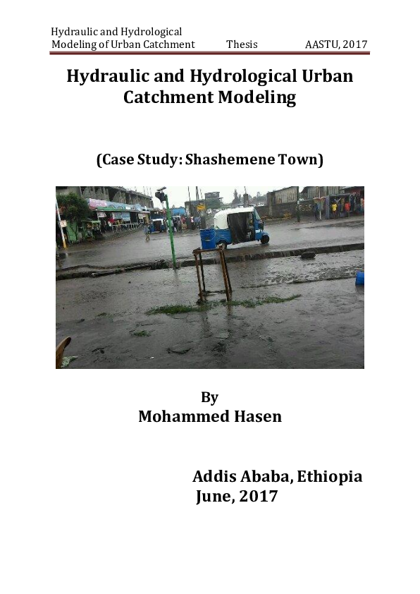 (PDF) Hydraulic and Hydro logical Urban Catchment Modeling: (Case Study ...