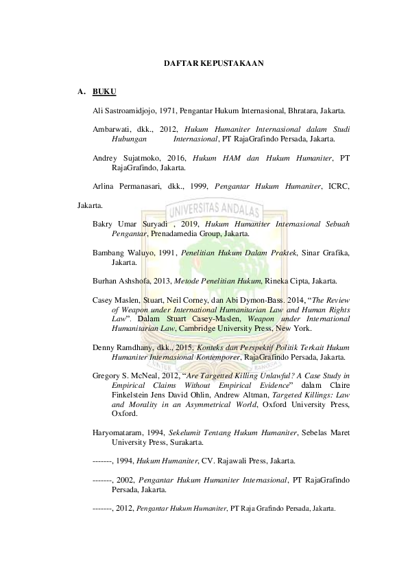 Pdf Pengaturan Penggunaan Robot Pembunuh Killer Robot Sebagai Autonomous Weapon System