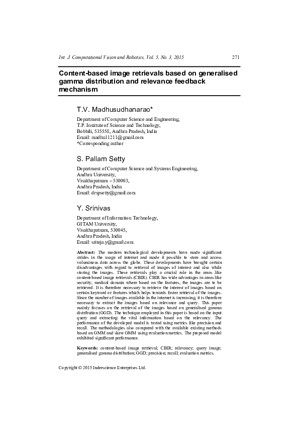 (PDF) Content-based image retrievals based on generalised gamma distribution and relevance ...