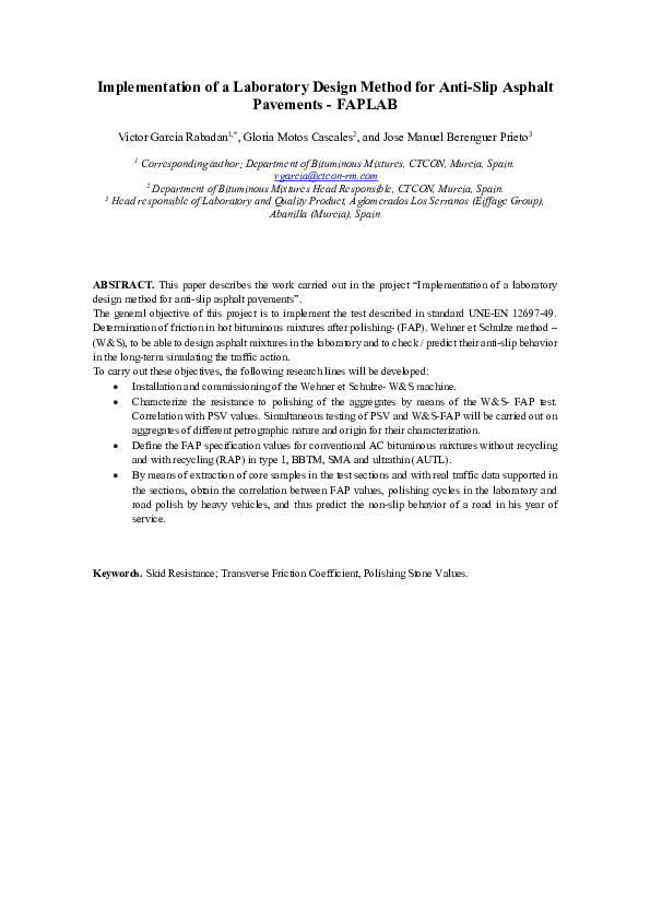 (PDF) Implementation of a Laboratory Design Method for Anti-Slip ...