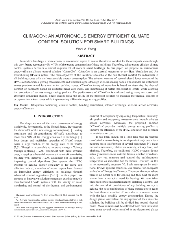(PDF) ClimaCon: An Autonomous Energy Efficient Climate Control Solution ...
