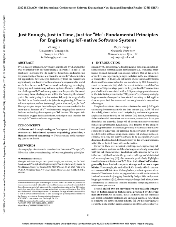 (PDF) Just Enough, Just in Time, Just for "Me": Fundamental Principles ...