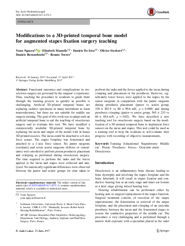 (PDF) Modifications to a 3D-printed temporal bone model for augmented ...