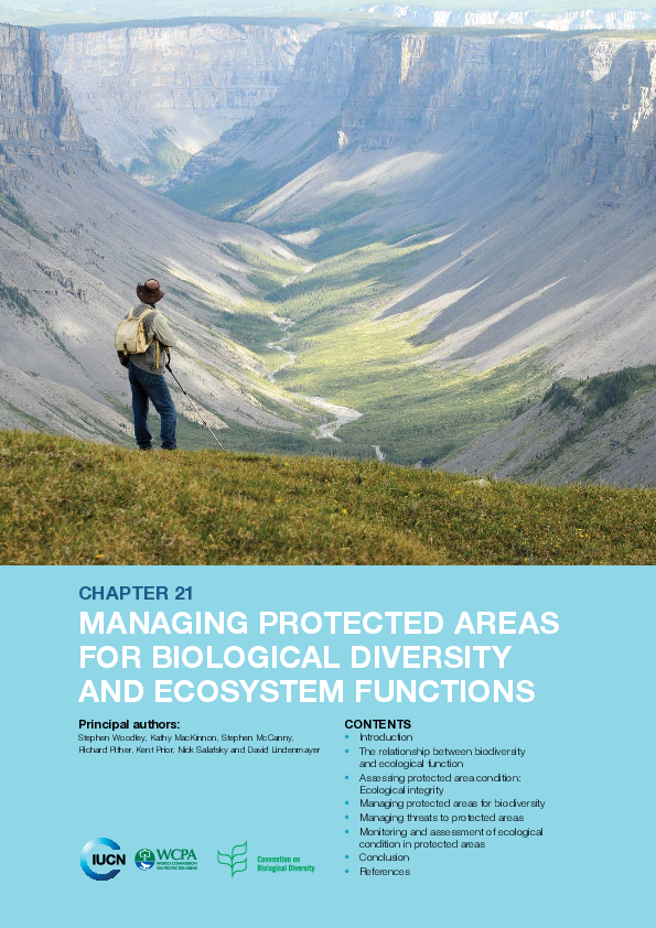 (PDF) Managing Protected Areas for Biological Diversity and Ecosystem ...