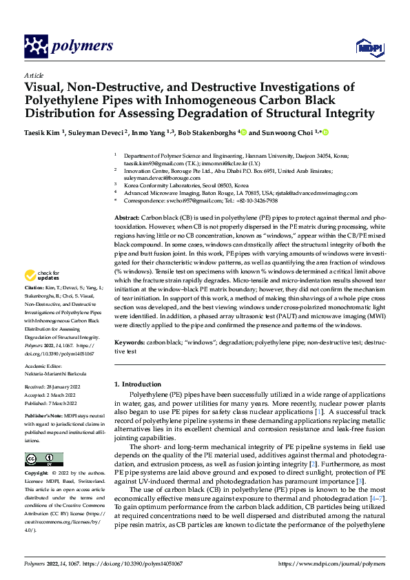 (PDF) Visual, Non-Destructive, and Destructive Investigations of ...