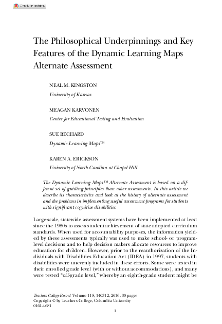 (PDF) The Philosophical Underpinnings and Key Features of the Dynamic ...