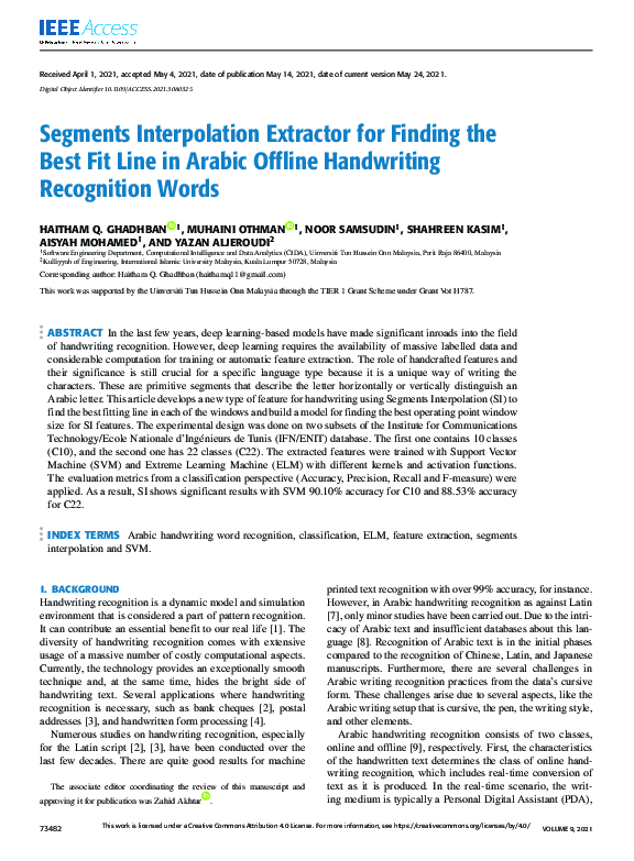 Pdf Segments Interpolation Extractor For Finding The Best Fit Line In