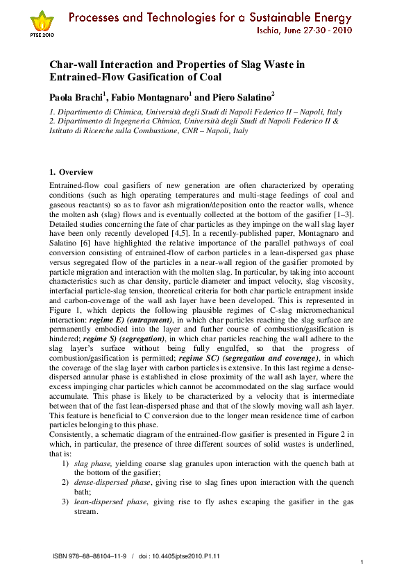 (PDF) Char–Wall Interaction and Properties of Slag Waste in Entrained ...