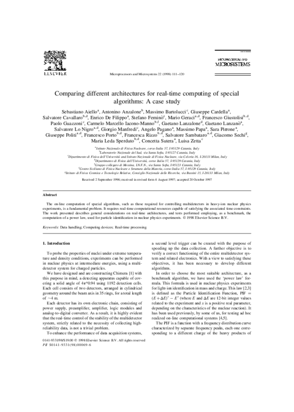 (PDF) Comparing different architectures for real-time computing of special algorithms: A case ...