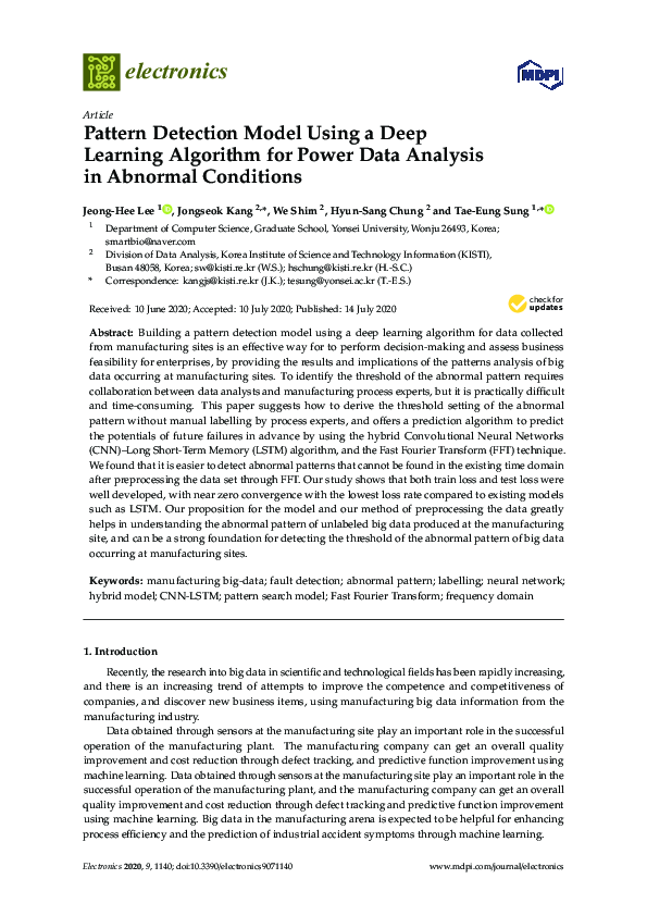 (PDF) Pattern Detection Model Using a Deep Learning Algorithm for Power ...