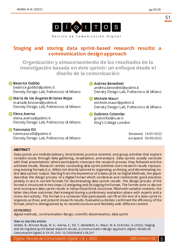 (PDF) Staging and storing data sprint-based research results: a ...