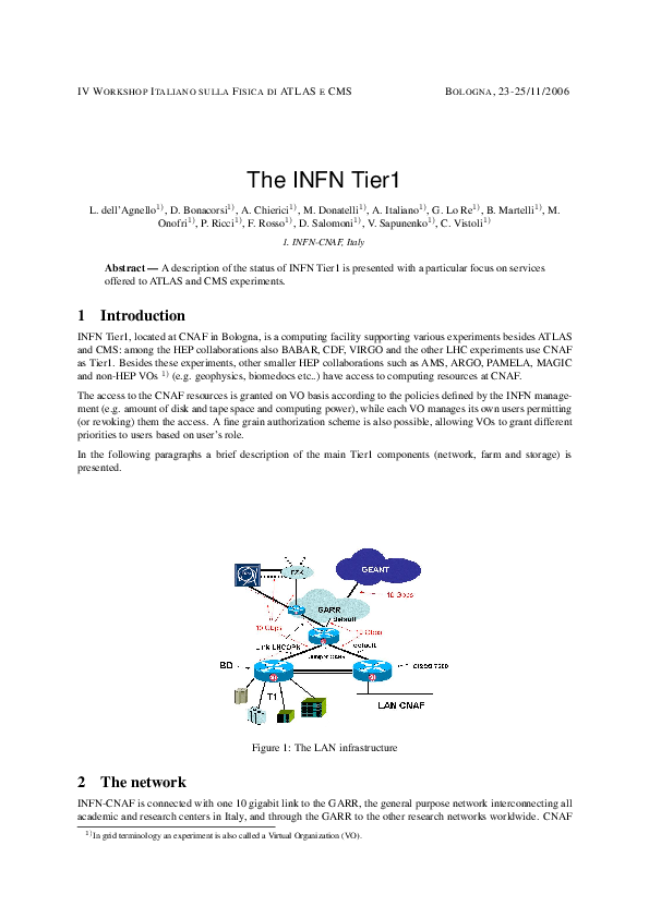 (PDF) The INFN Tier-1