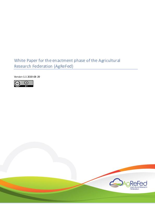 (PDF) White Paper for the enactment phase of the Agricultural Research ...