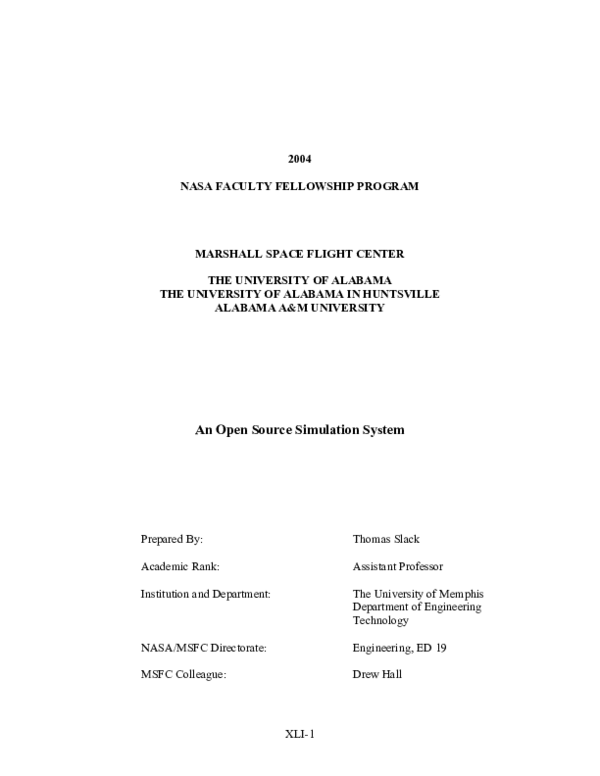 (PDF) An Open Source Simulation System