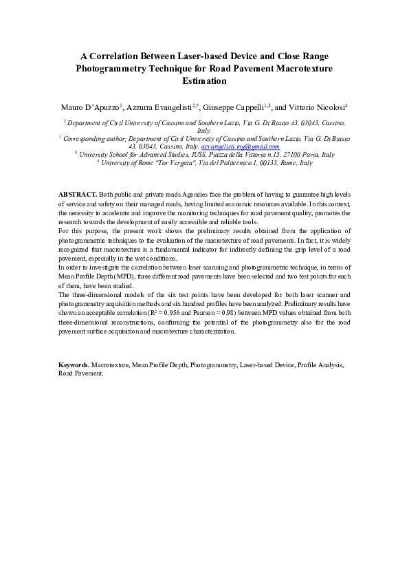 Pdf A Correlation Between Laser Based Device And Close Range