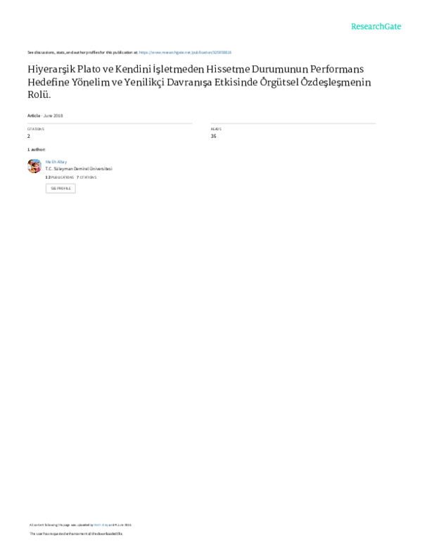 (PDF) Effects of hierarchical plateuing and perceived insider Status on ...