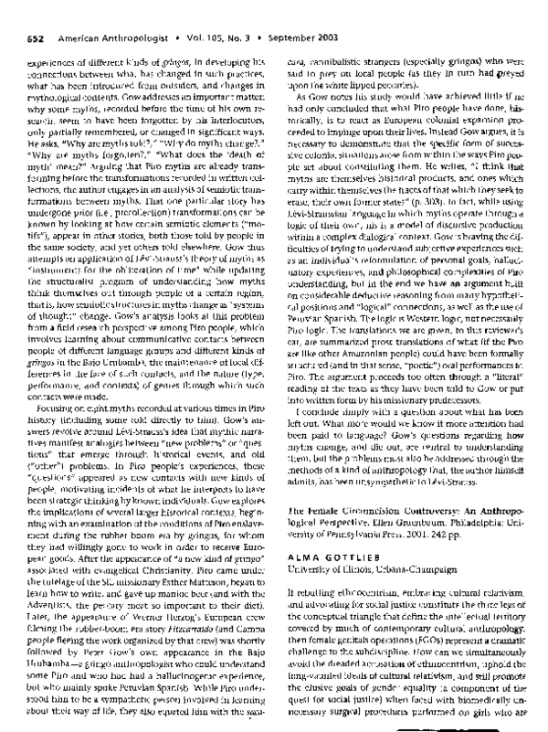 Pdf The Female Circumcision Controversy An Anthropological