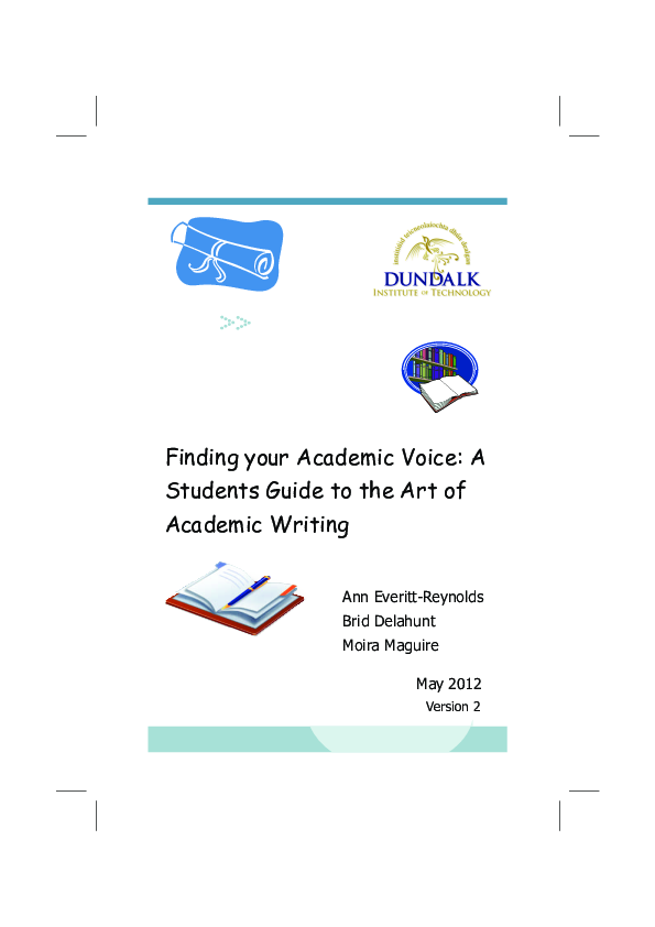 (PDF) Finding your Academic Voice: A Students Guide to the Art of ...