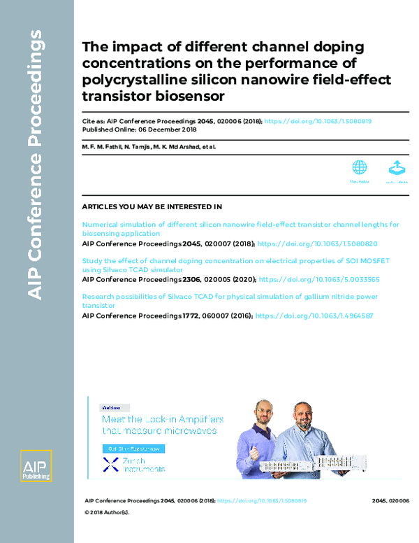(PDF) The impact of different channel doping concentrations on the ...
