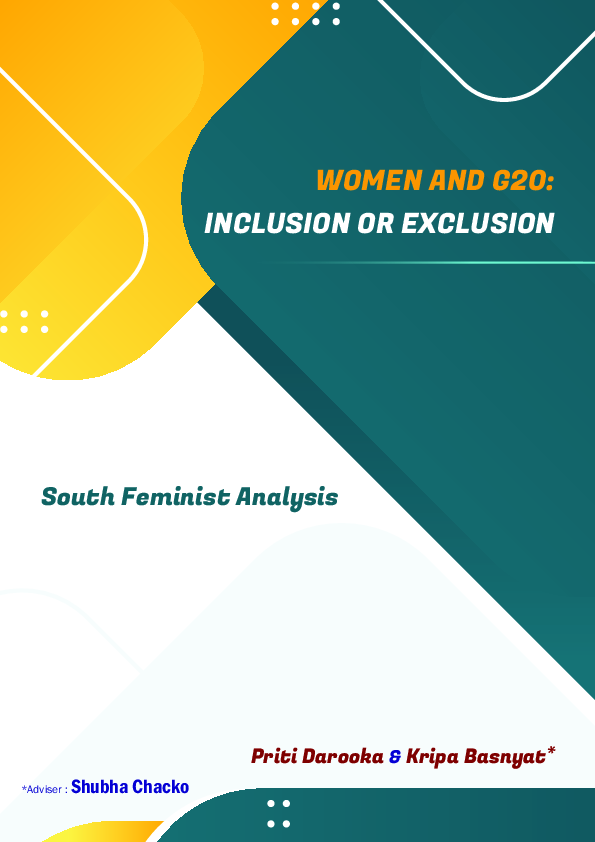 (PDF) South Feminist Analysis