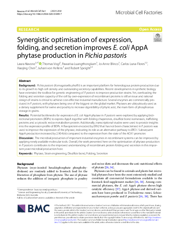 (PDF) Synergistic optimisation of expression, folding, and secretion ...