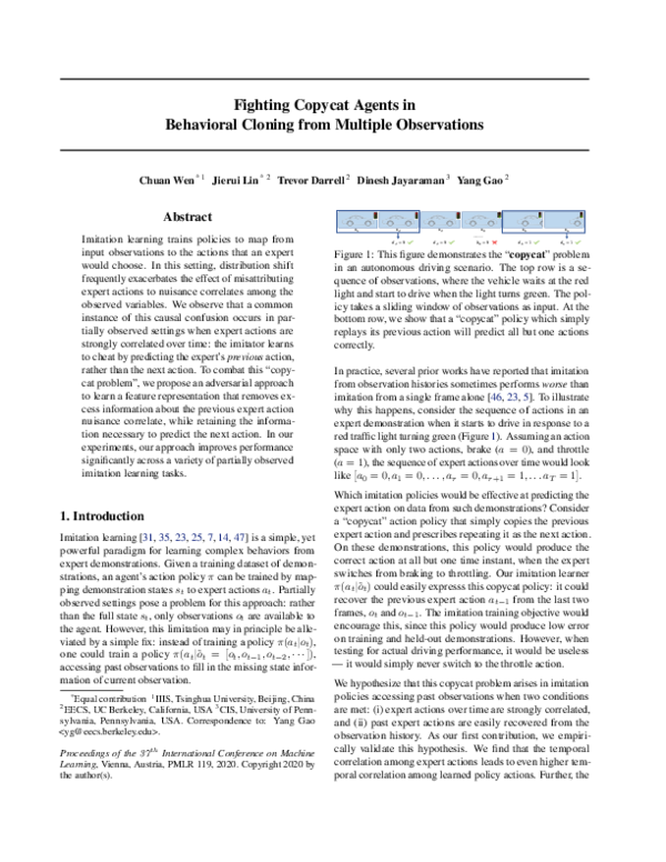 (PDF) Fighting Copycat Agents in Behavioral Cloning from Multiple ...