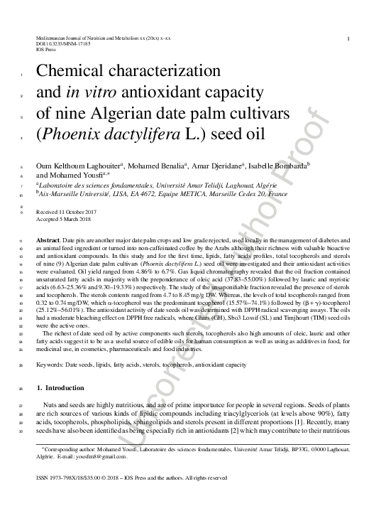 (PDF) Chemical Characterization and In Vitro Antioxidant Activity Evaluation of Polysaccharides ...