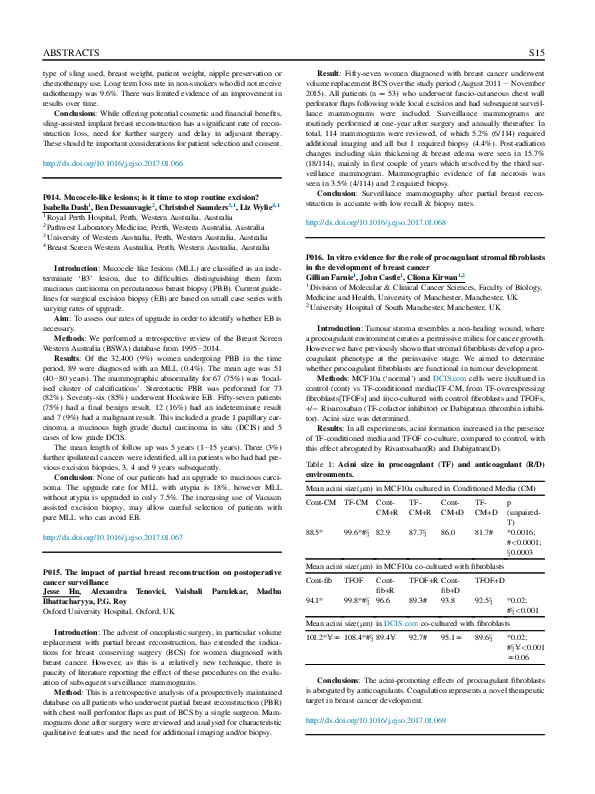 (PDF) Mucocele-like lesions; is it time to stop routine excision?