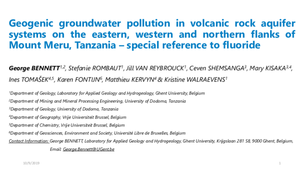 (PDF) Geogenic groundwater pollution in volcanic rock aquifer systems ...