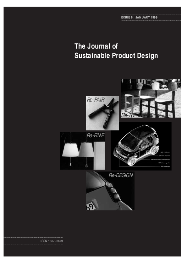(PDF) The Journal of Sustainable Product Design