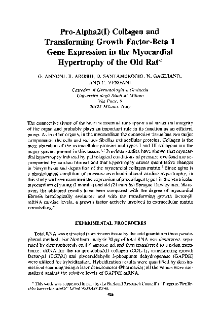 (PDF) Pro-Alpha2(I) Collagen and Transforming Growth Factor-Beta 1 Gene ...