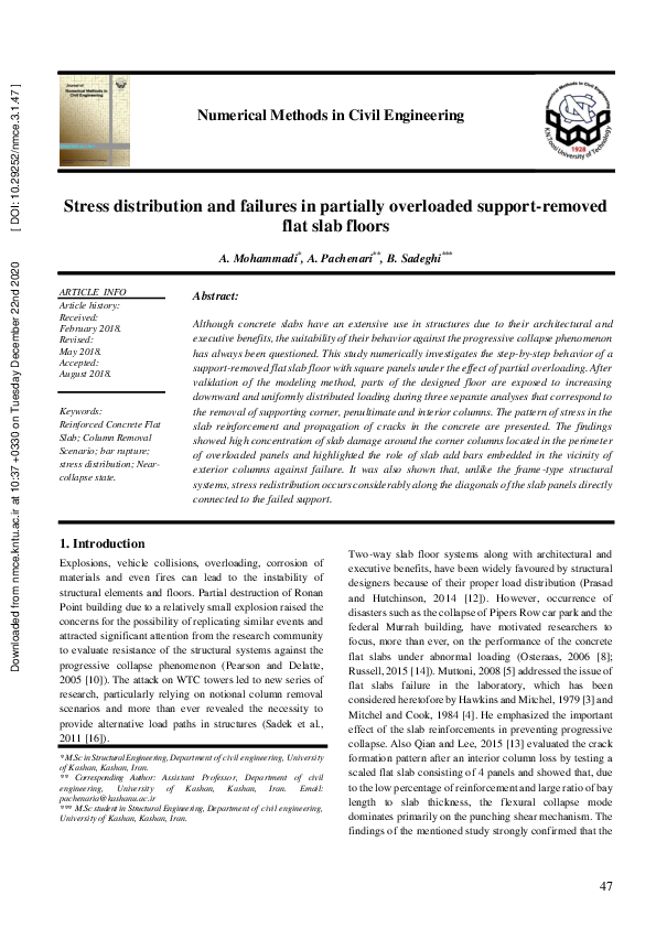 (PDF) Stress distribution and failures in partially overloaded support ...