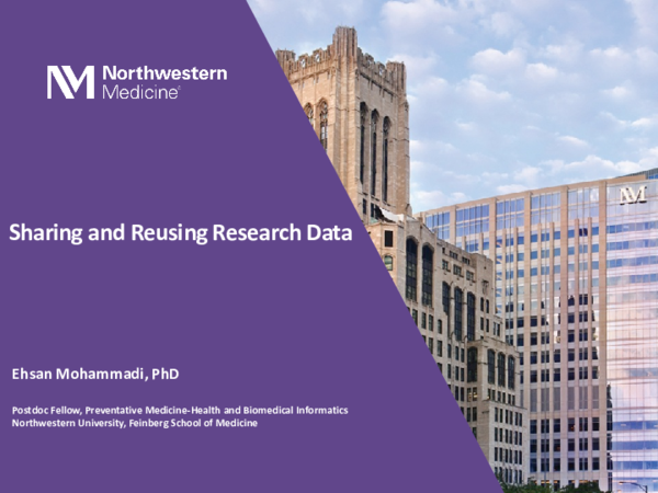 (PDF) Sharing and reusing research data