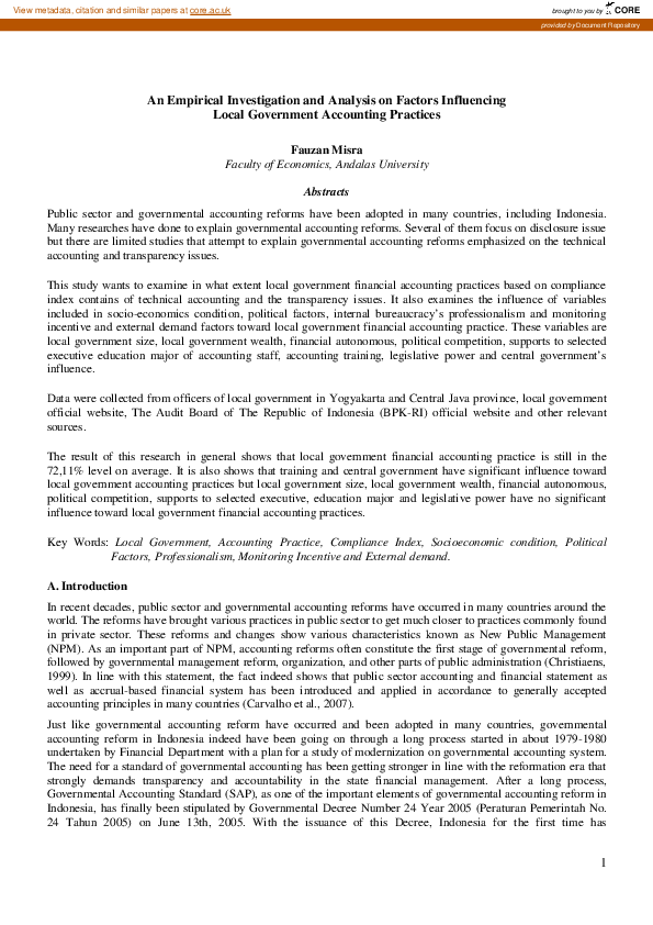 (PDF) An Empirical Investigation and Analysis on Factors Influencing ...
