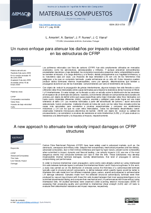 (PDF) Un nuevo enfoque para atenuar los danos por impacto a baja ...